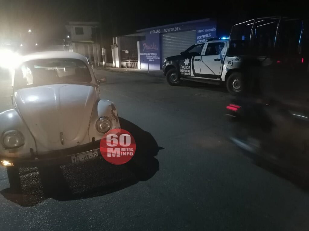 Patrulla De Fuerza Civil Choca Y Huye En Las Choapas 60 Minutos